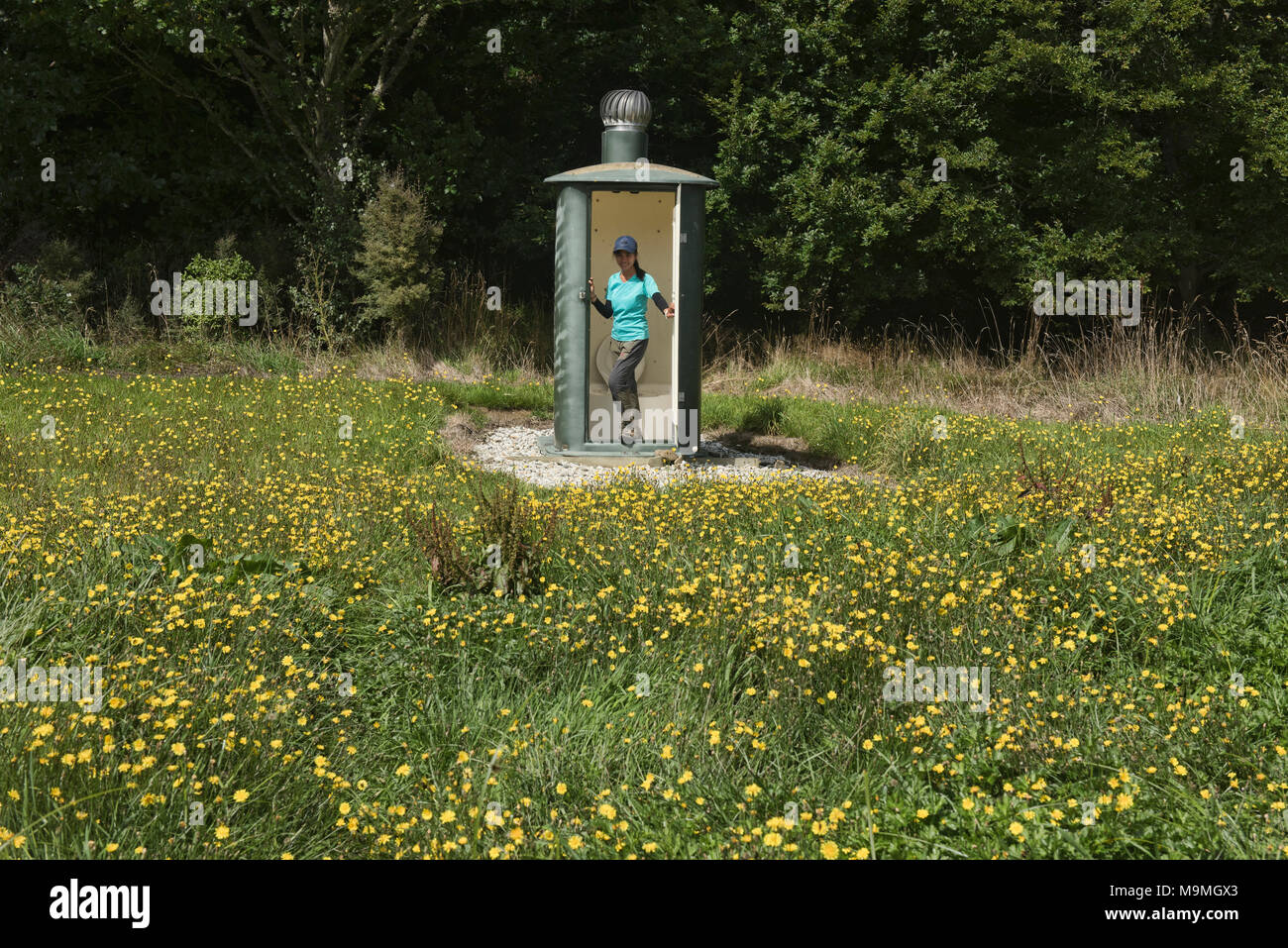 Scenic toilet, Catlins River Trail, New Zealand Stock Photo - Alamy