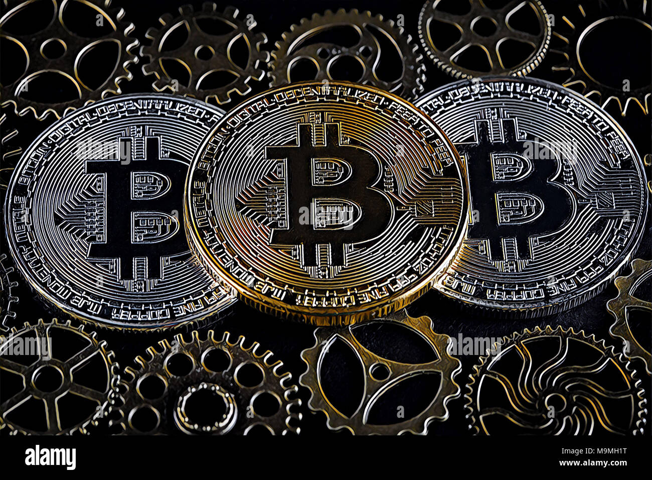 Bitcoin steampunk hi-res stock photography and images - Alamy