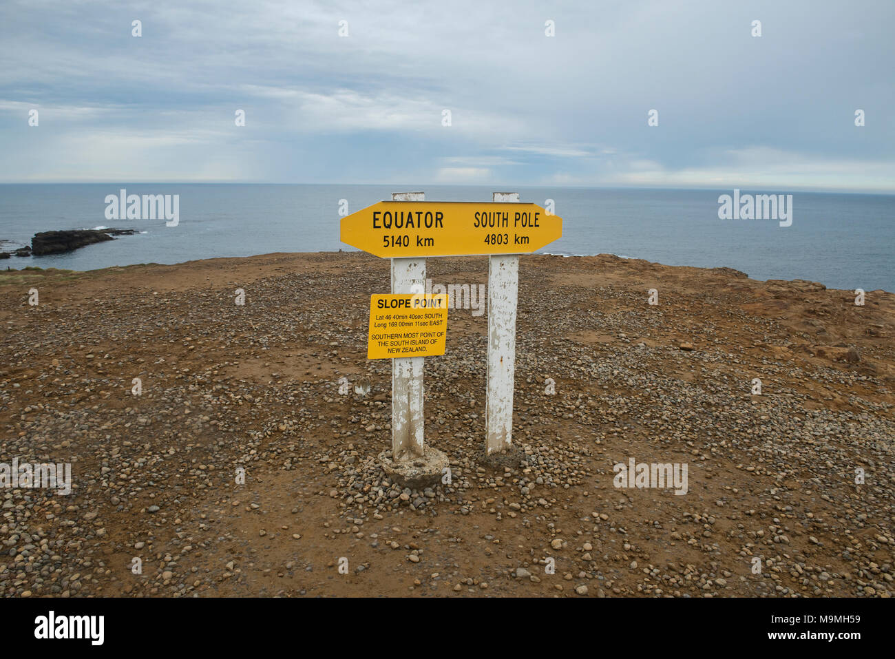 Slope Point, the South Island's most southern destination, Catlins, New ...