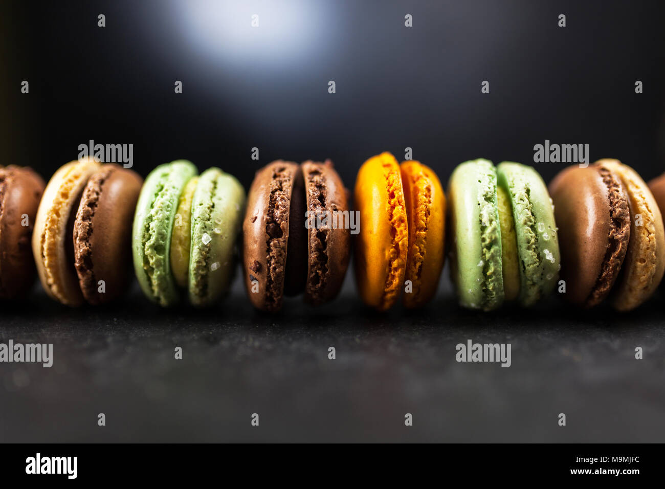 Macaron texture hi-res stock photography and images - Alamy