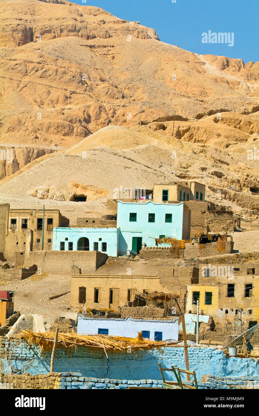 Egypt, Nile Valley, Luxor area, Thebes, Valley of the Nobles Stock ...