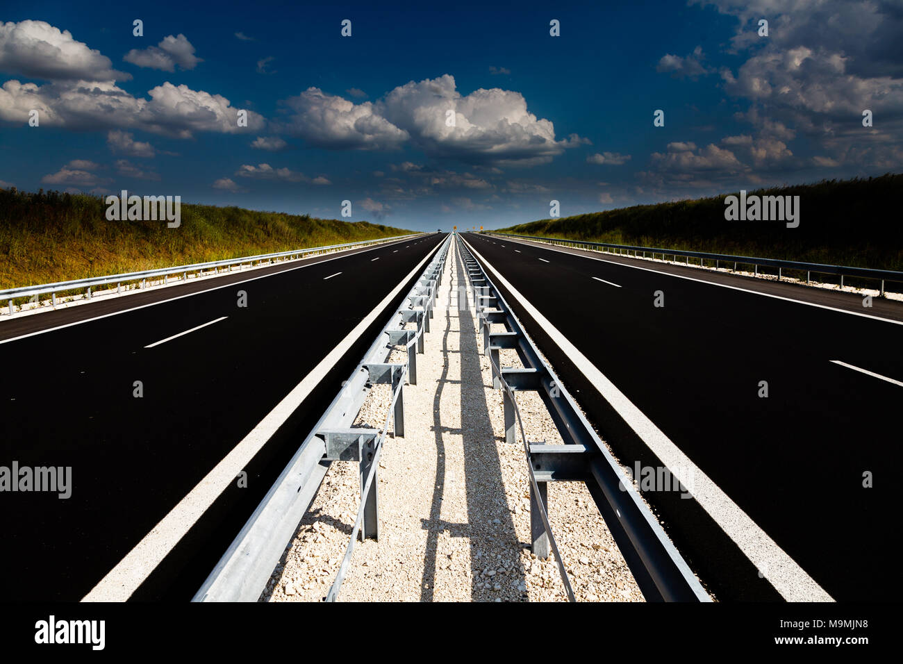 Highway newly built route hi-res stock photography and images - Alamy