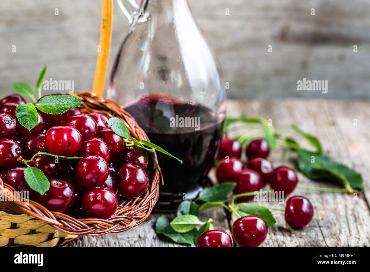 Kirsch glass hi-res stock photography and images - Alamy