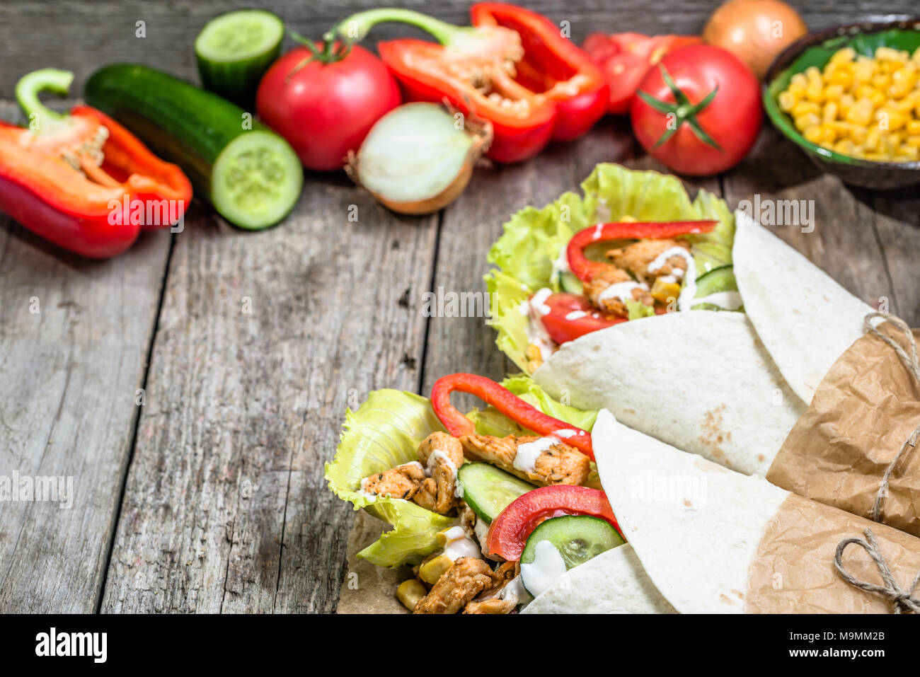 Take away wraps hi-res stock photography and images - Alamy