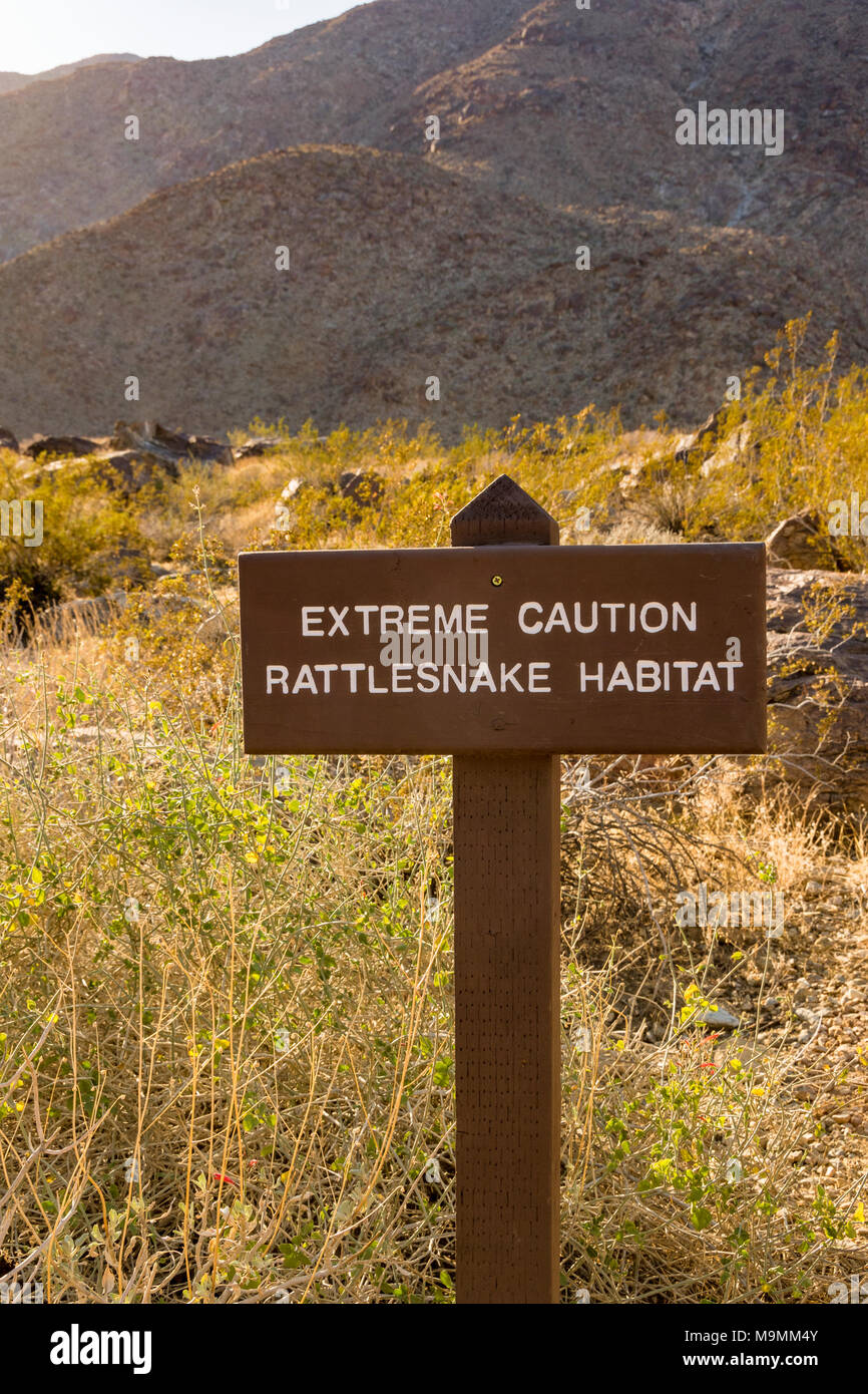 Rattlesnake Caution Sign High Resolution Stock Photography and Images ...