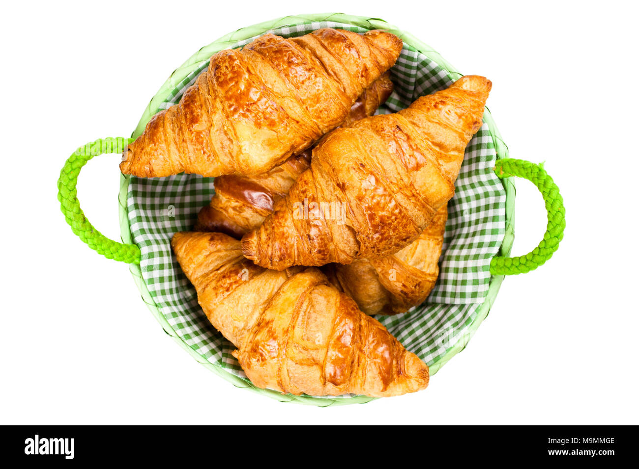 Food fresh french croissants Cut Out Stock Images & Pictures - Alamy