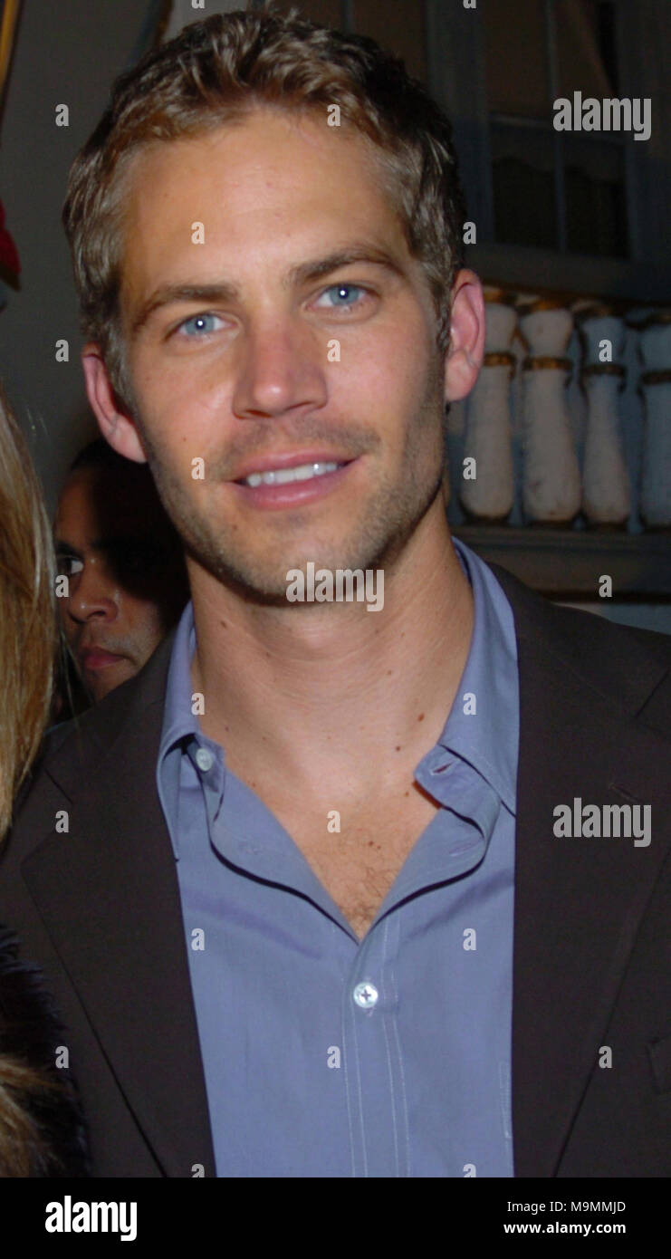 Paul Walkers Death High Resolution Stock Photography and Images - Alamy
