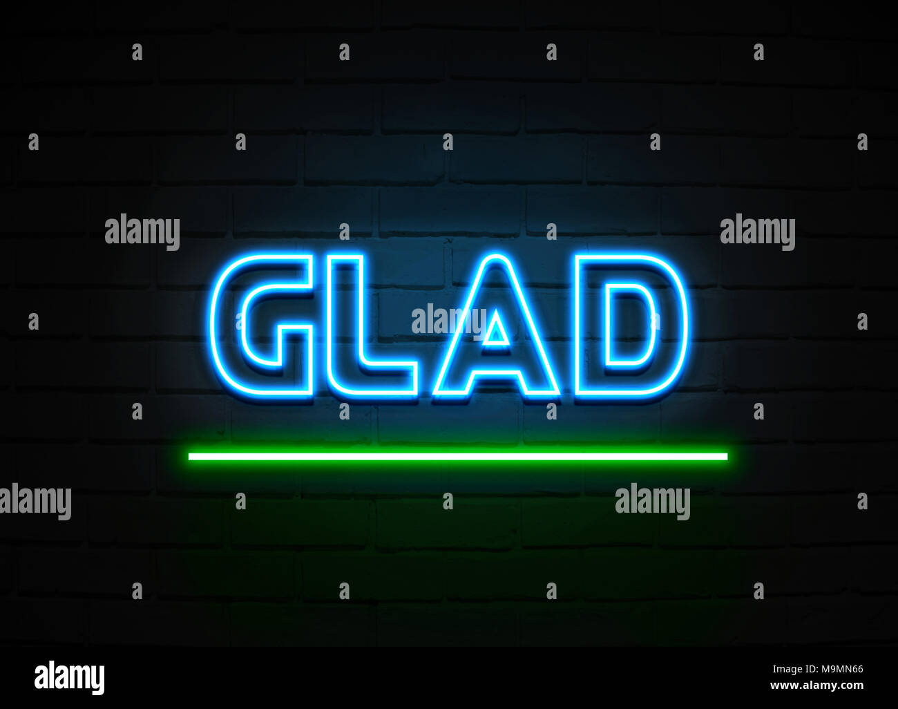 Glad sign hi-res stock photography and images - Alamy