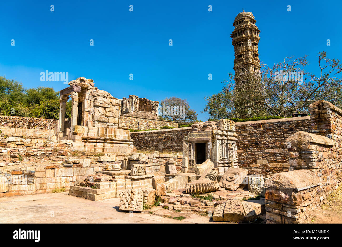 Chittorgarh an ancient fort in india wall hi-res stock photography and ...