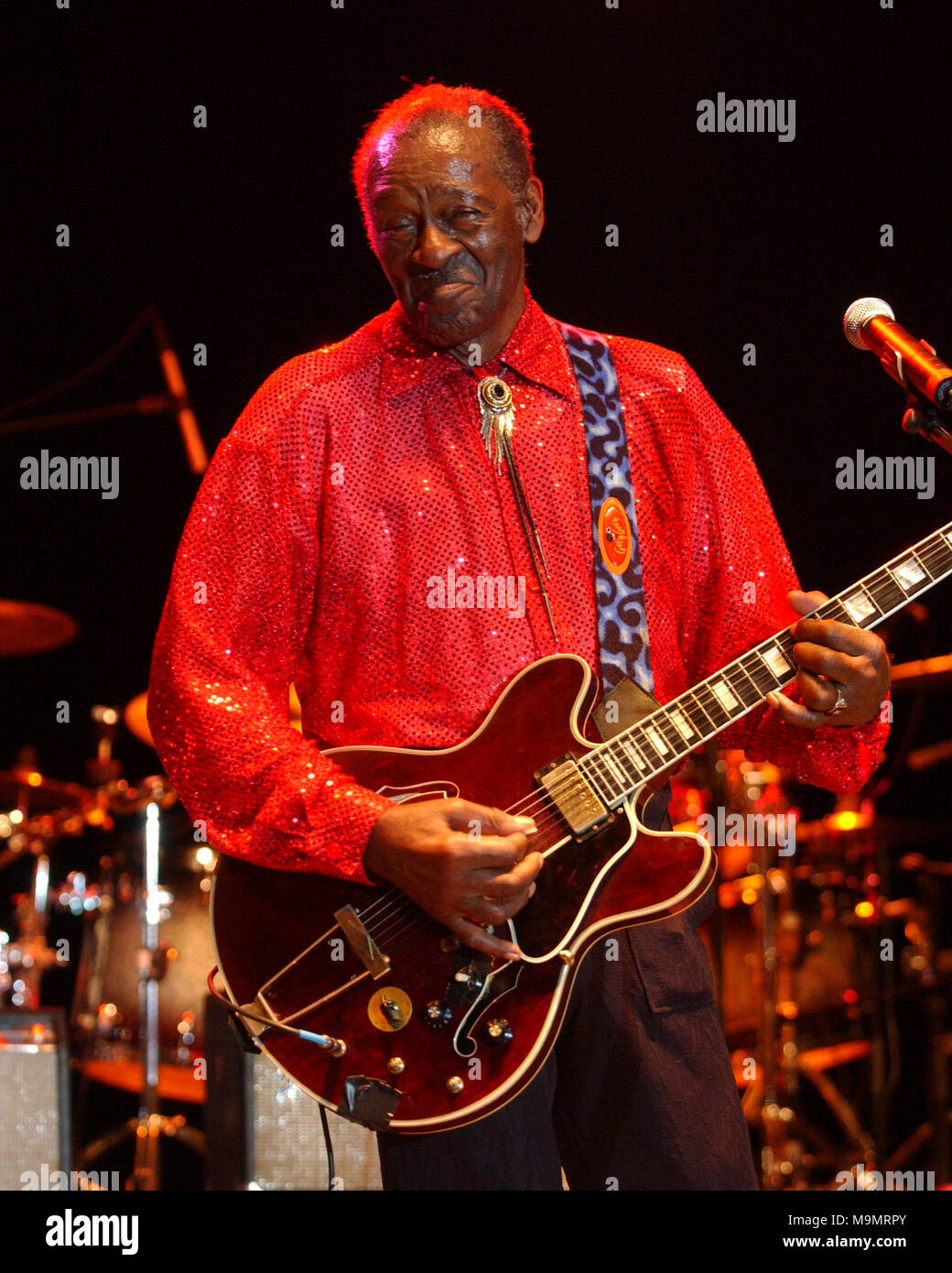 HOLLYWOOD FL - JULY 30: Chuck Berry performs at Hard Rock Live held at ...
