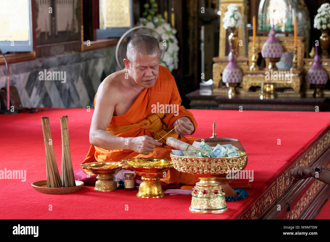 Buddhist ribbons hi-res stock photography and images - Alamy