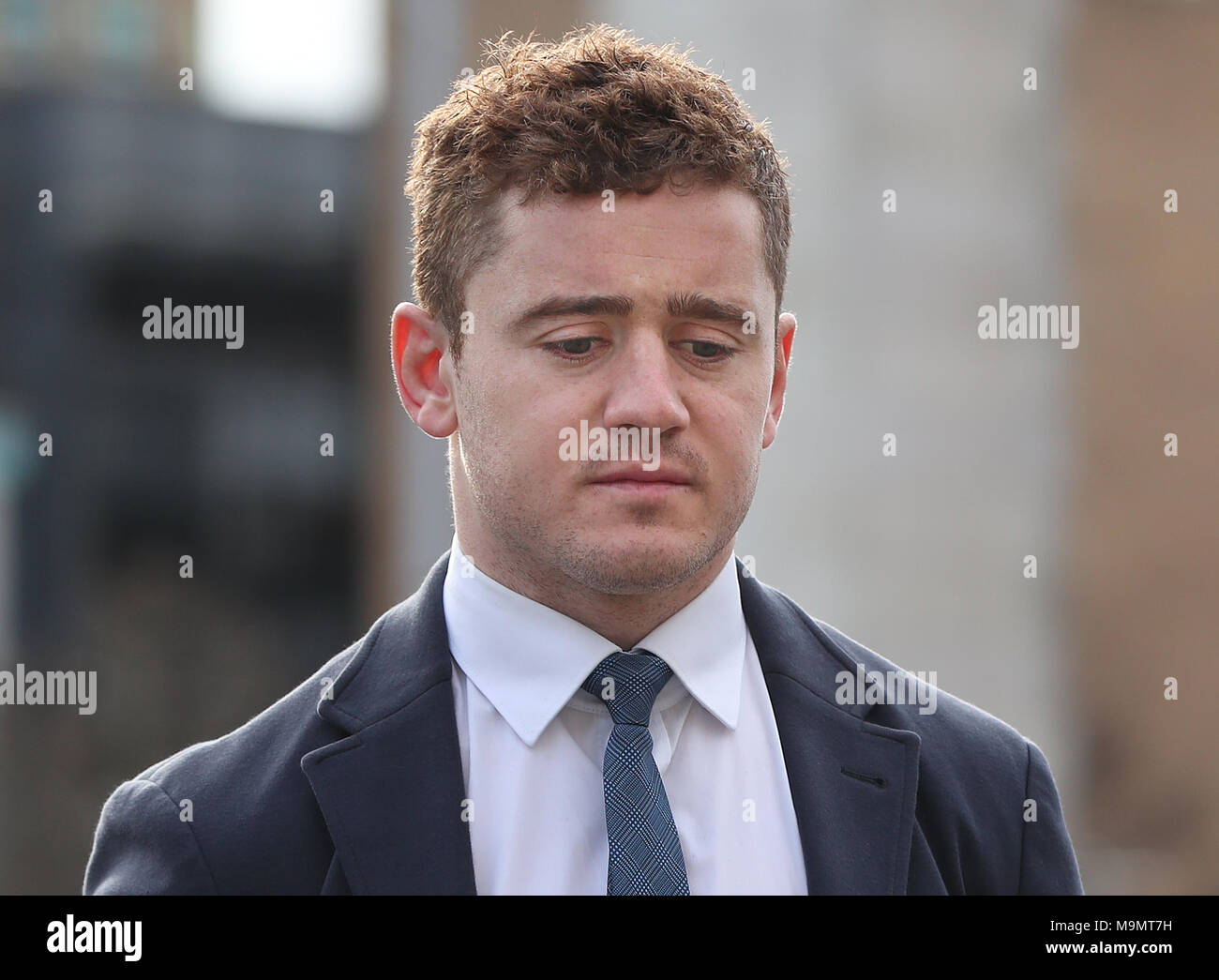 Ulster rugby player paddy jackson arriving belfast crown court hi-res ...