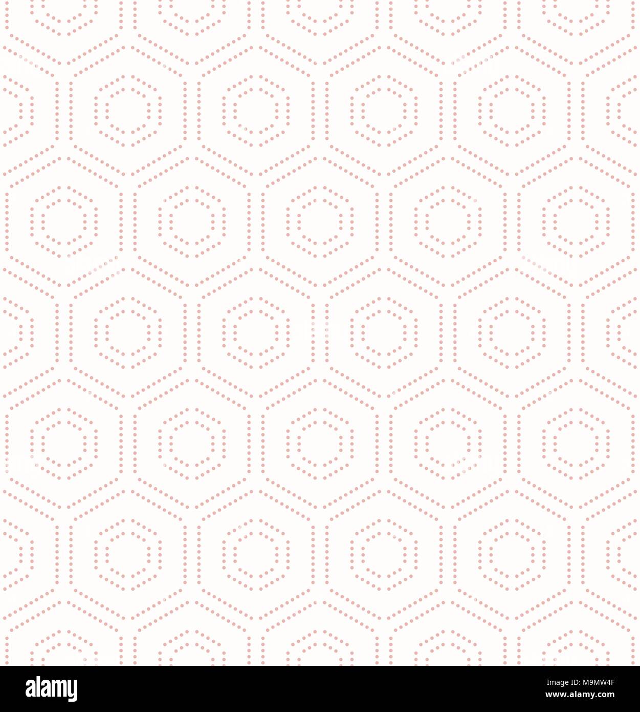 Dotted hexagonal grid Stock Vector Images - Alamy