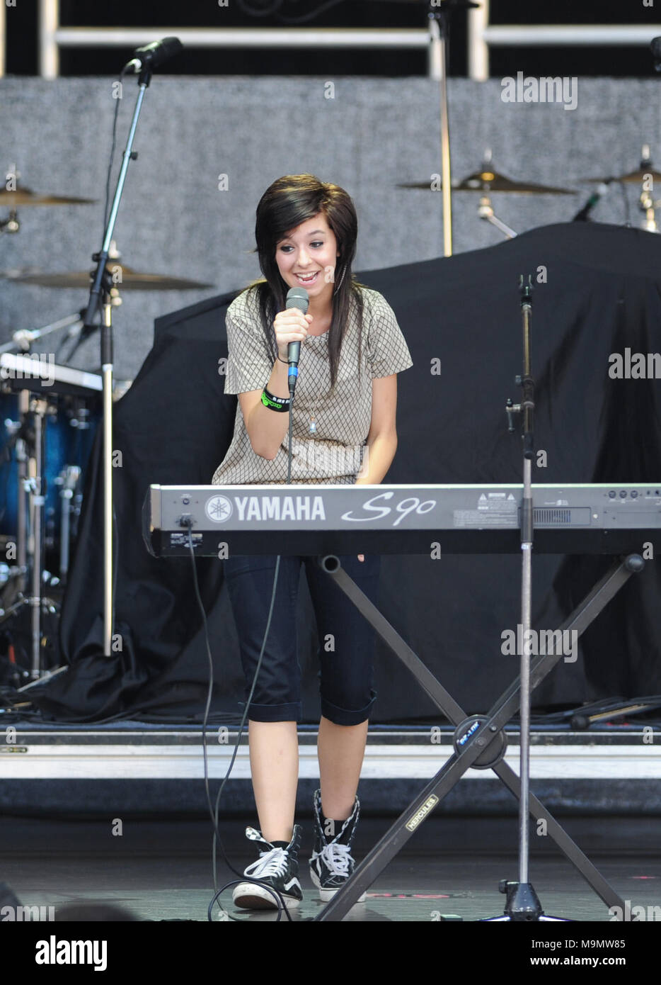 BOCA RATON, FL - JULY 28: Singer Christina Grimmie preforms at the ...