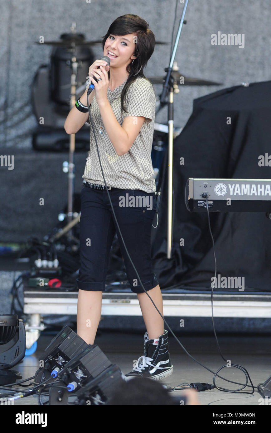 BOCA RATON, FL - JULY 28: Singer Christina Grimmie preforms at the ...