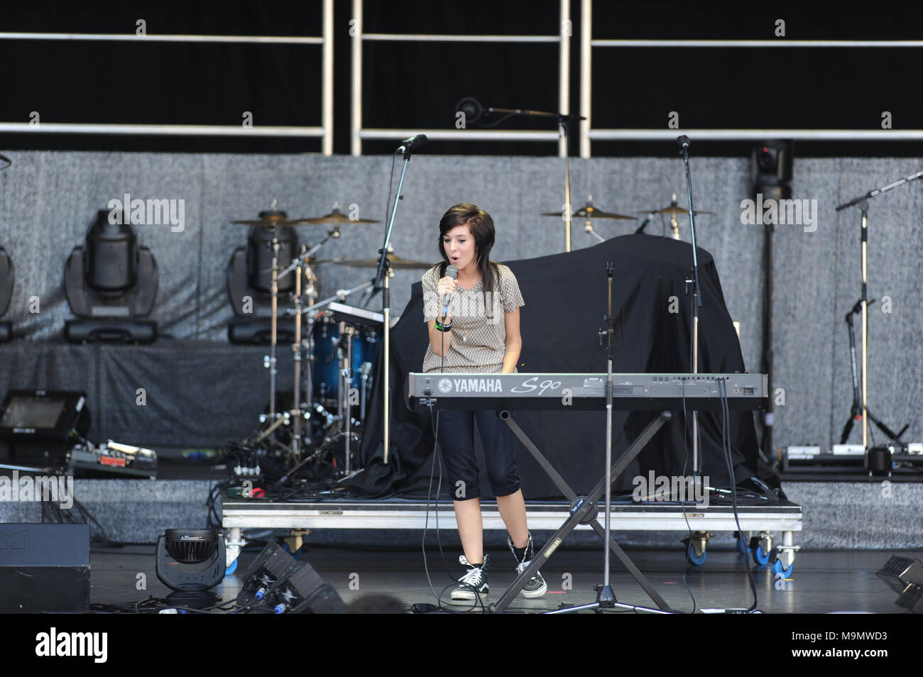 BOCA RATON, FL - JULY 28: Singer Christina Grimmie preforms at the ...