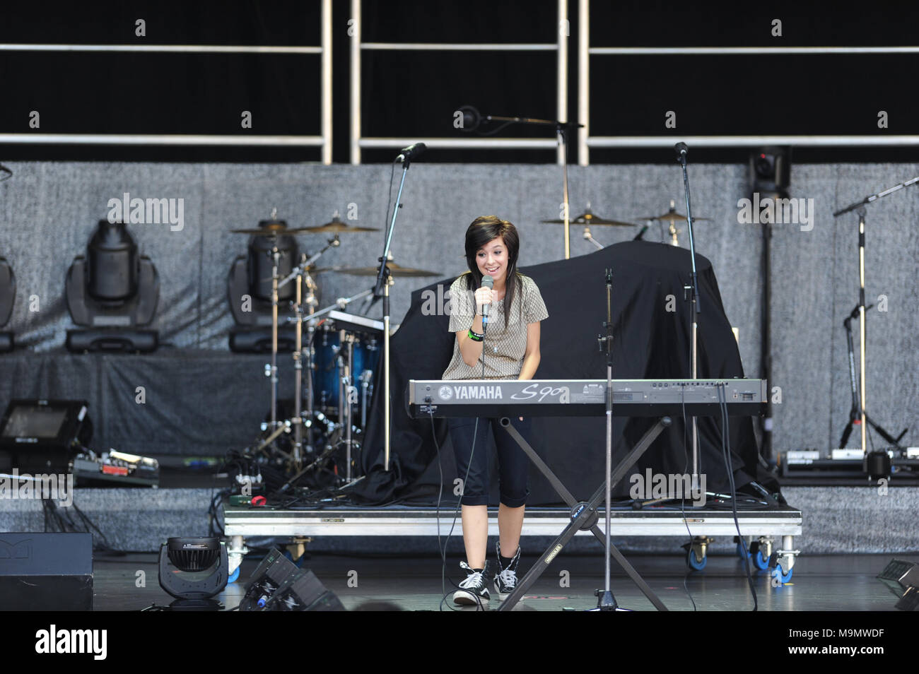 BOCA RATON, FL - JULY 28: Singer Christina Grimmie preforms at the ...
