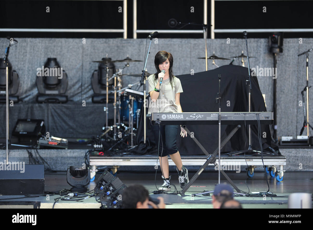 BOCA RATON, FL - JULY 28: Singer Christina Grimmie preforms at the ...
