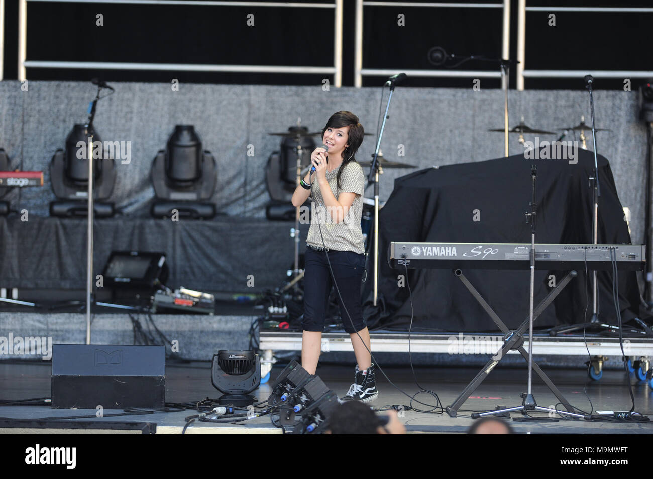 BOCA RATON, FL - JULY 28: Singer Christina Grimmie preforms at the ...
