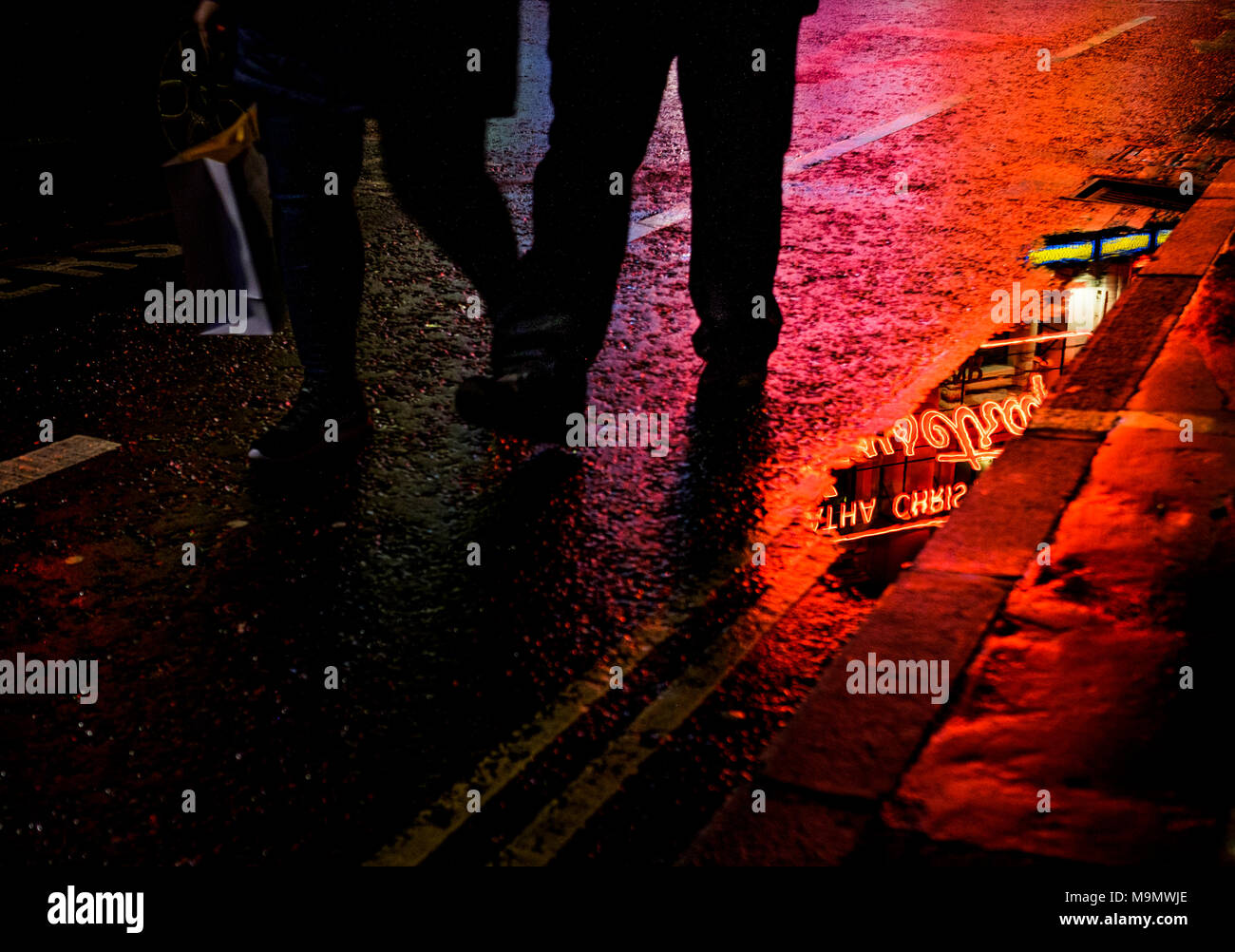 Pedestrians walking on the hi-res stock photography and images - Alamy