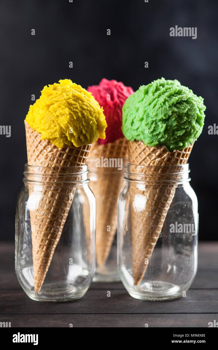 Ice cream cone Stock Photo - Alamy
