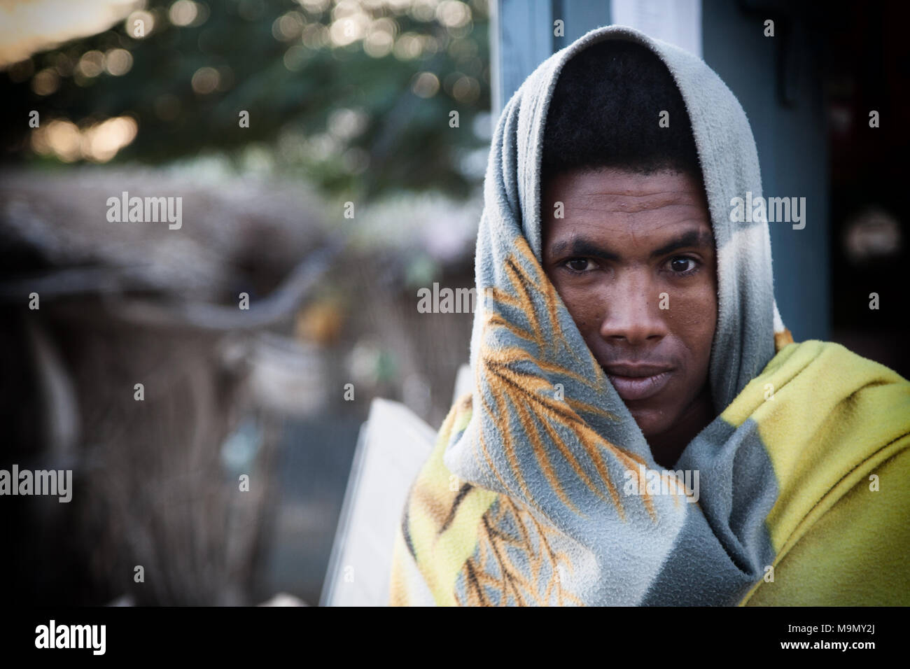 Wrapped in blanket hi-res stock photography and images - Alamy