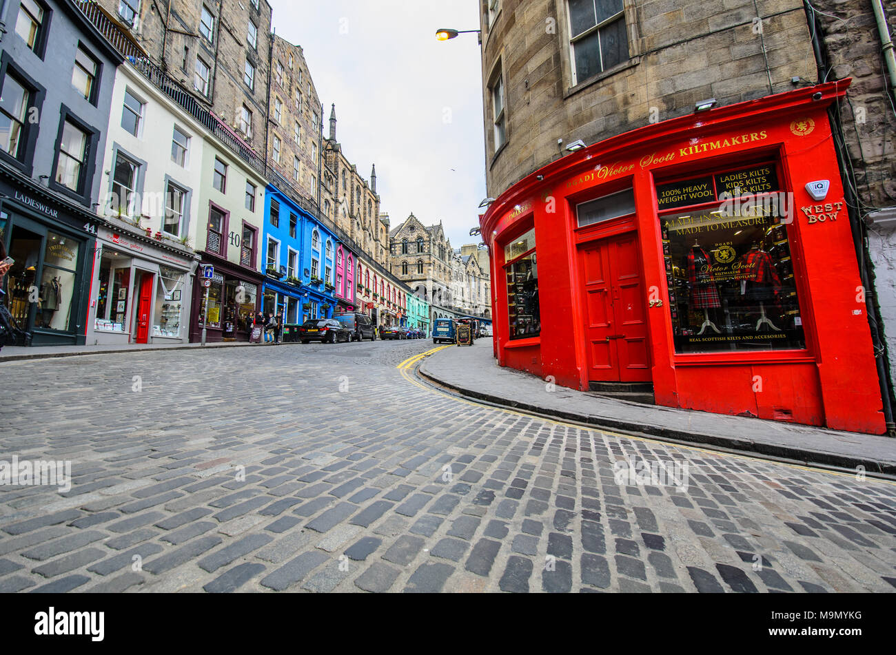 Victoria street scottish architecture hi-res stock photography and ...