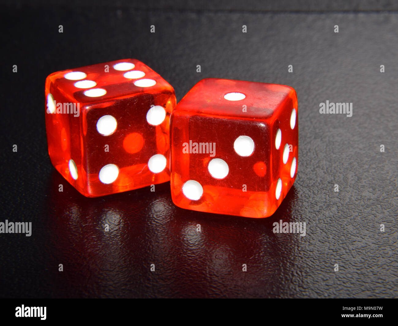 Close Up Two Rolling Dice High Resolution Stock Photography and Images ...