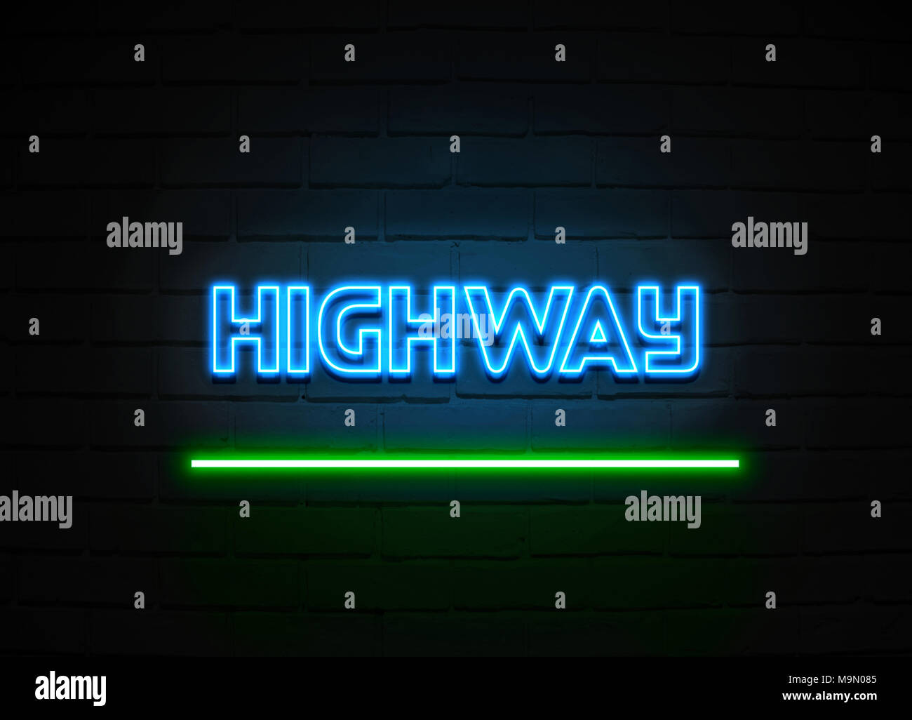 Neon highway hi-res stock photography and images - Alamy