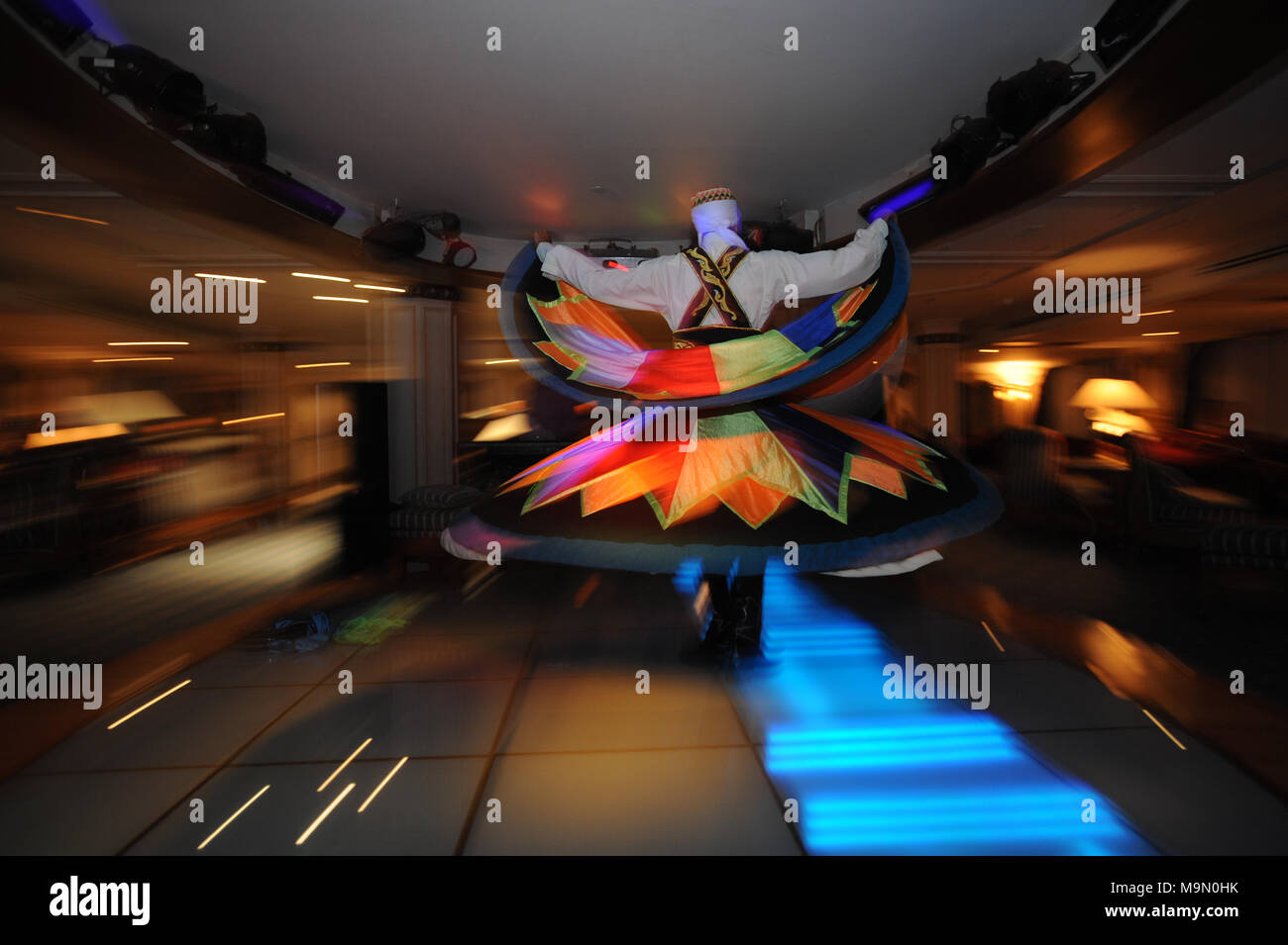 Egypt show a whirling dervish, Dance Traditional local costume Stock ...