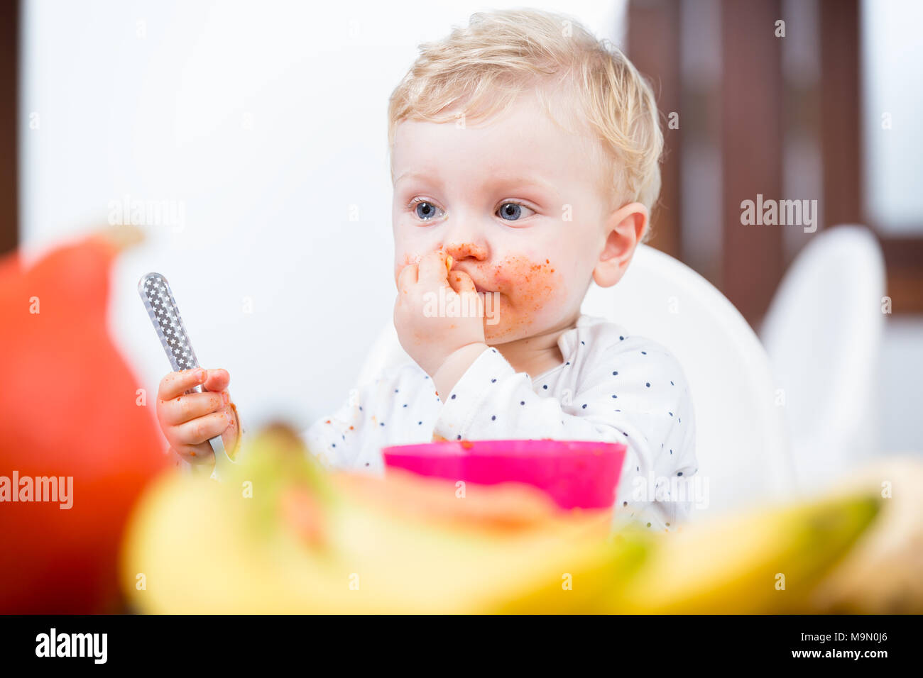 Cute Baby Eating