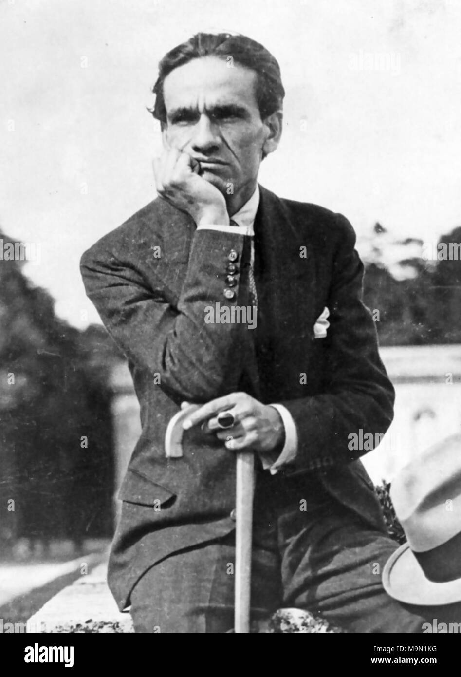 CESAR VALLEJO (1892-1938) Peruvian poet about 1930 Stock Photo - Alamy