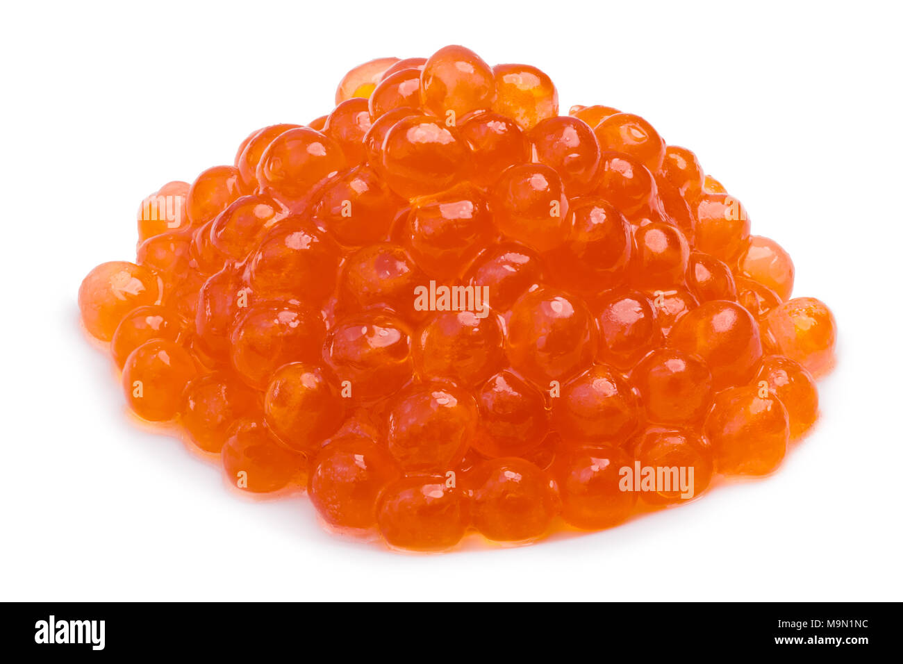 Red caviar or salmon roe, pile of Stock Photo - Alamy