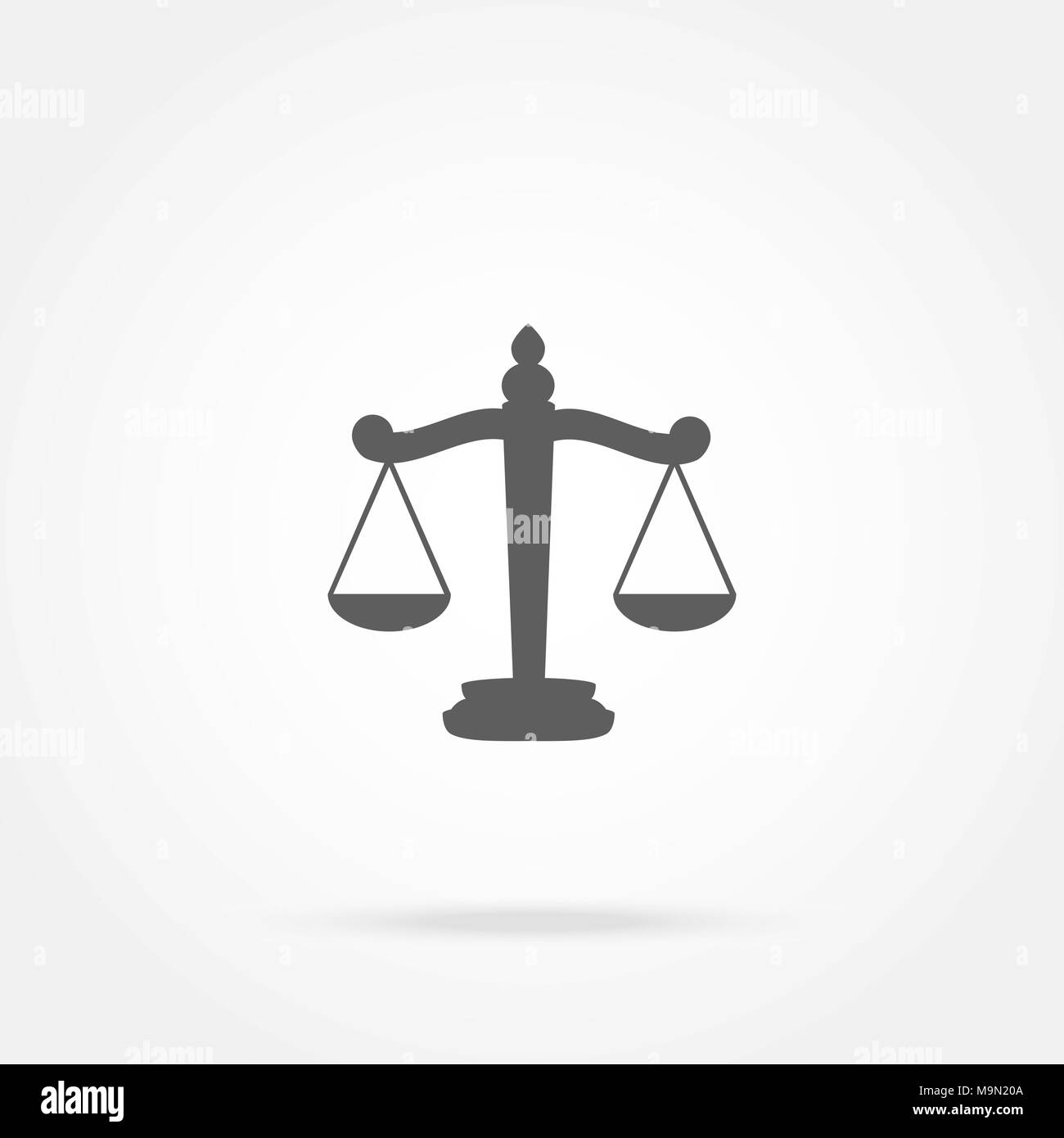 Scales of Justice icon Stock Vector Image & Art - Alamy