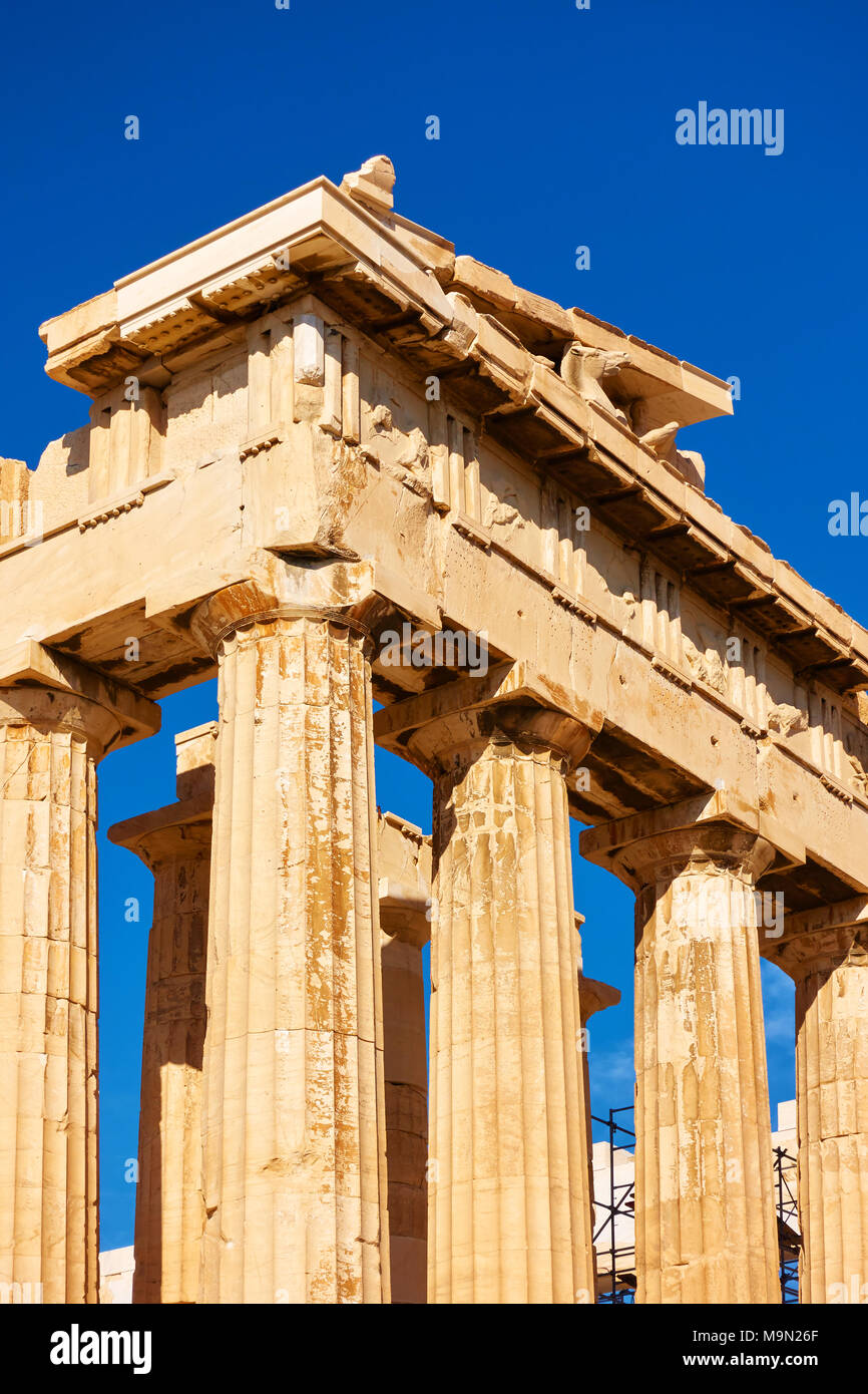 The parthenon temple in acropolis hi-res stock photography and images ...