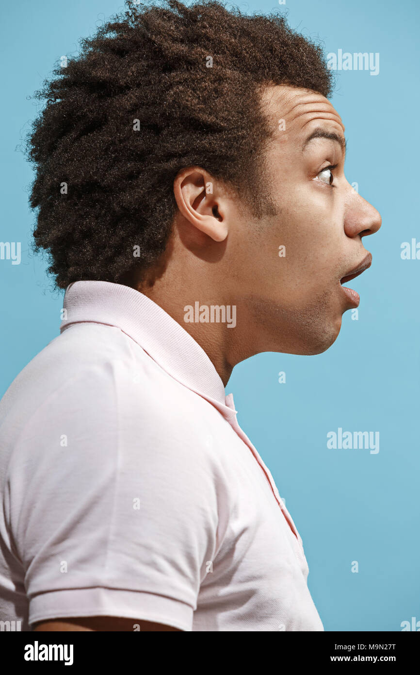 Shocked young attractive african hi-res stock photography and images ...