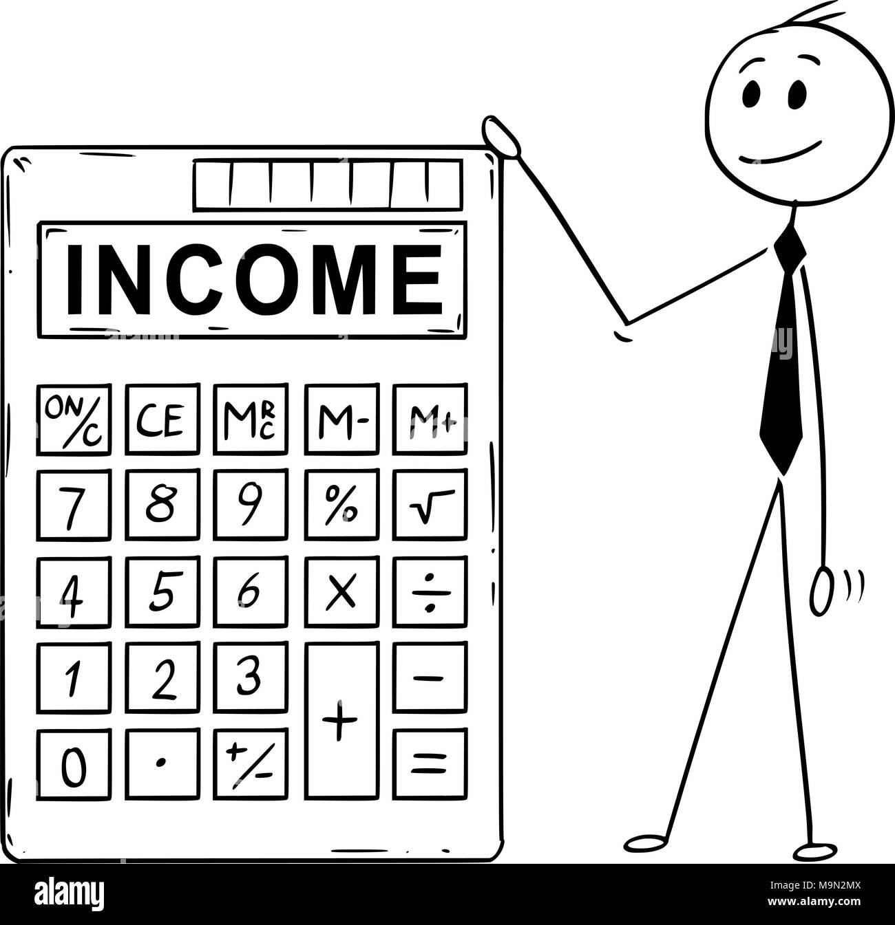 Income tax cartoon hi-res stock photography and images - Alamy