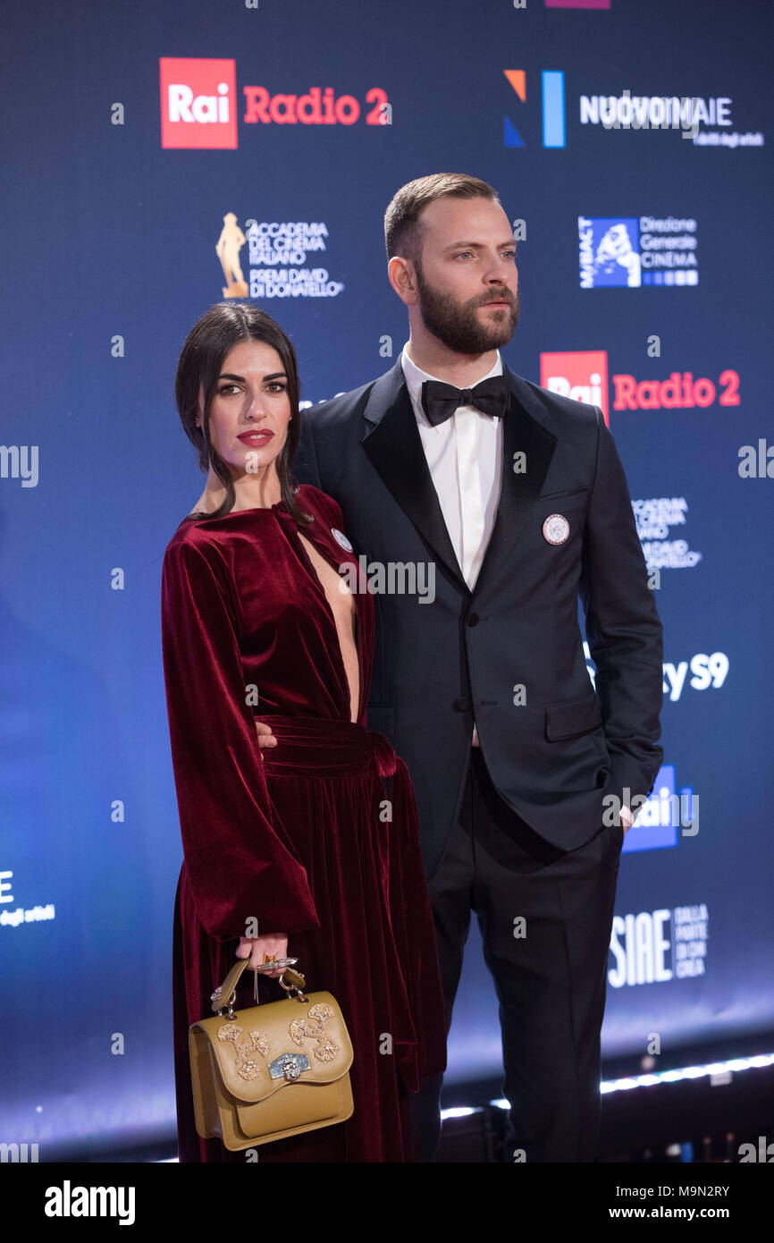 Red Carpet David di Donatello 2018 Stock Photo - Alamy