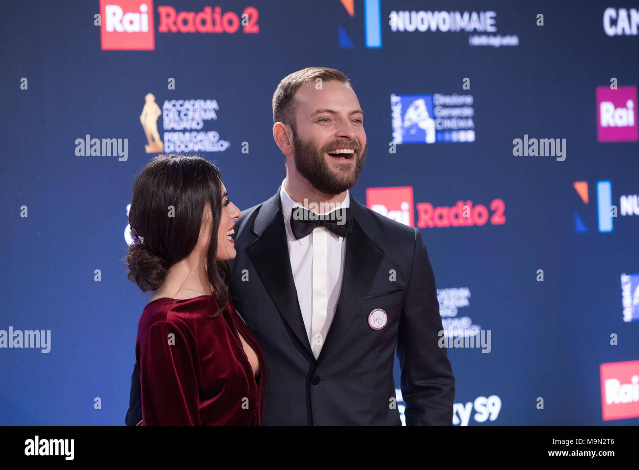 Red Carpet David di Donatello 2018 Stock Photo - Alamy