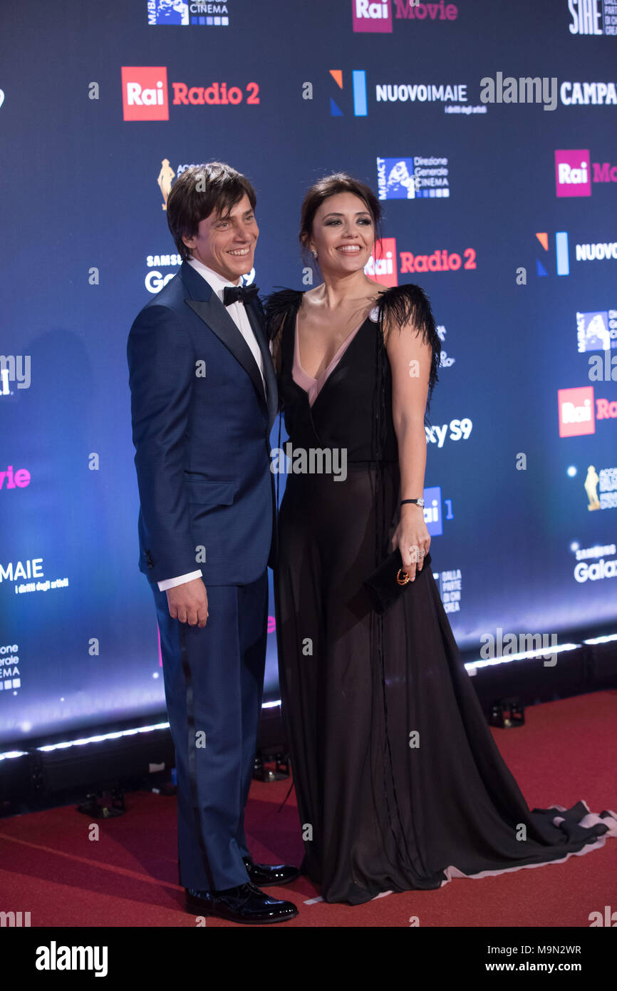 Red Carpet David di Donatello 2018 Stock Photo - Alamy