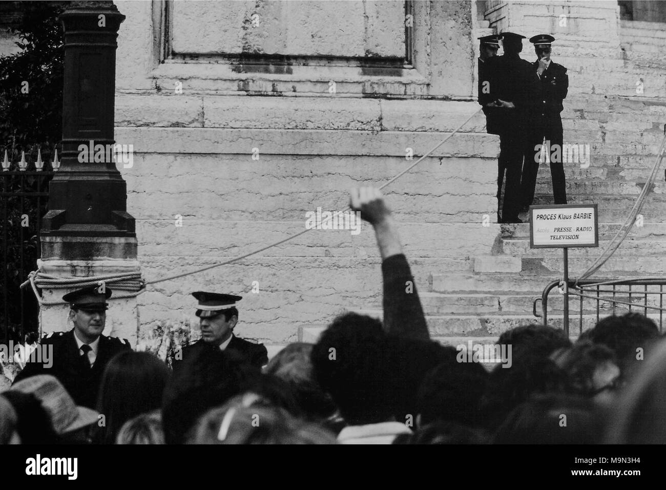 Nazi executioner Klaus Barbie trial, Lyon, France Stock Photo - Alamy