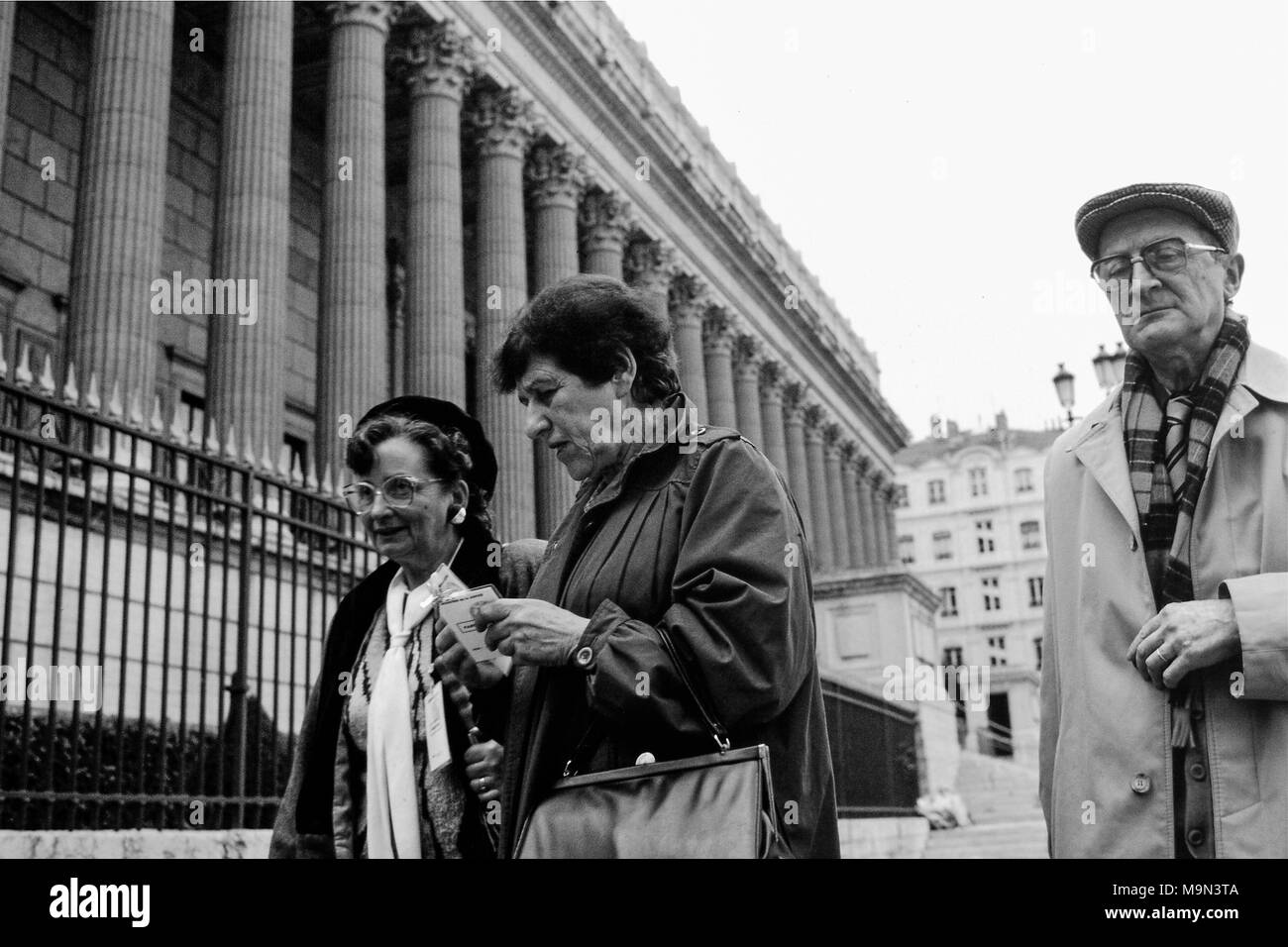 Nazi executioner Klaus Barbie trial, Lyon, France Stock Photo - Alamy