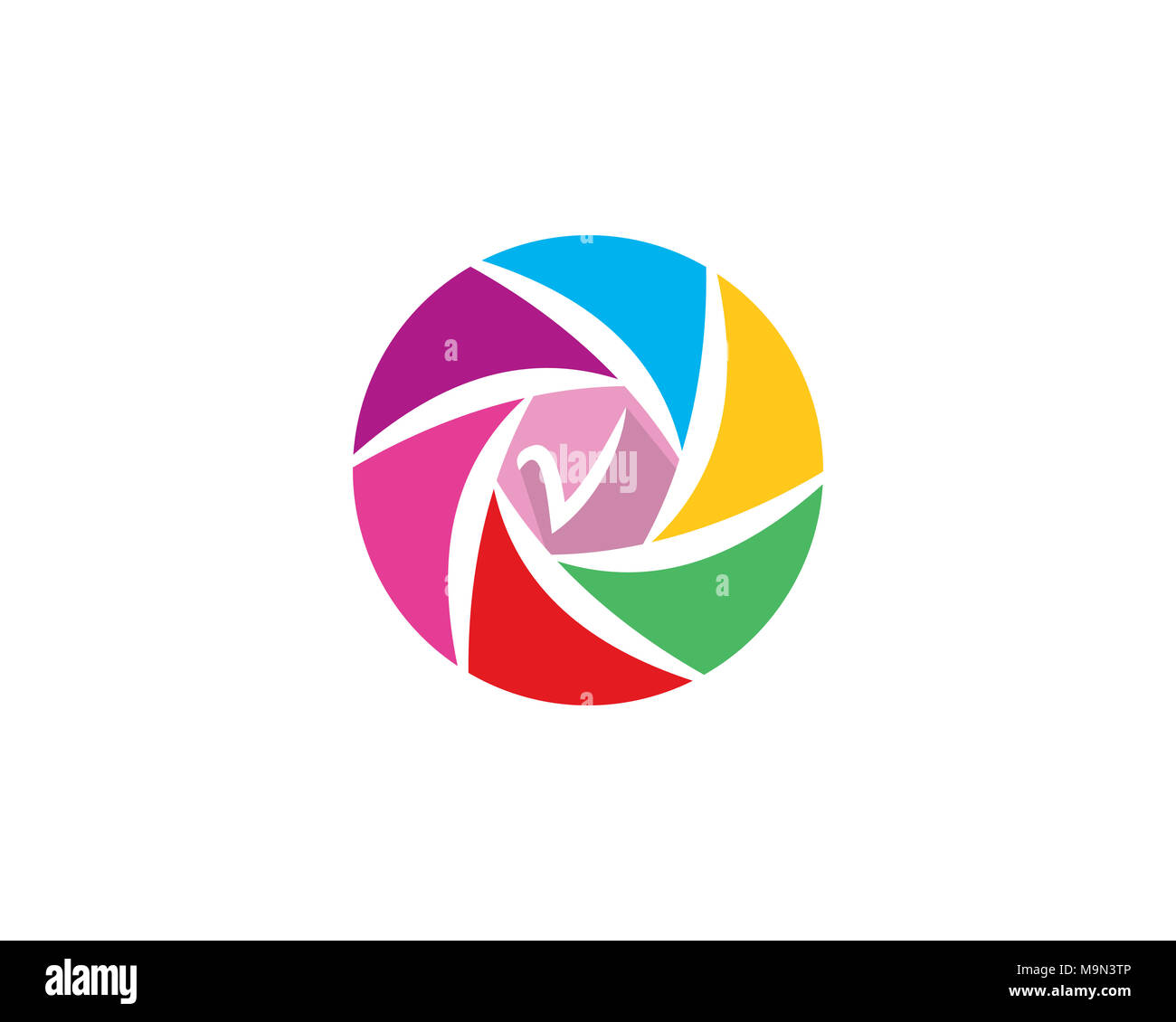 is a symbol that represents a photography company or photographer Stock ...