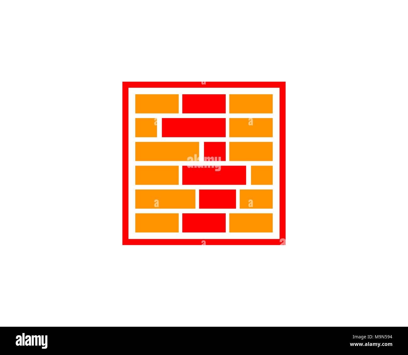 is a symbol associated with architects, bricks, construction or housing ...