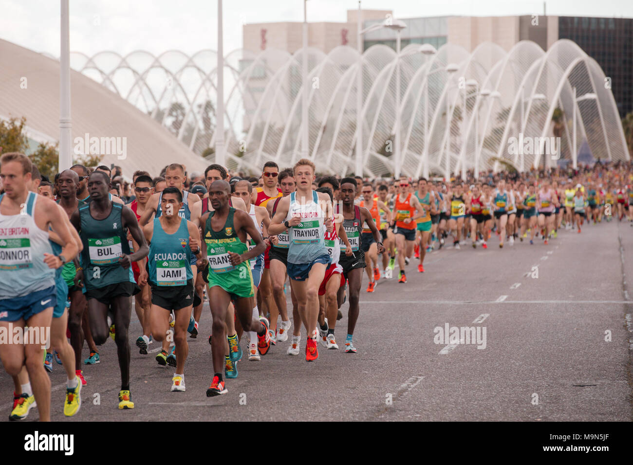 Valencia marathon hi-res stock photography and images - Alamy