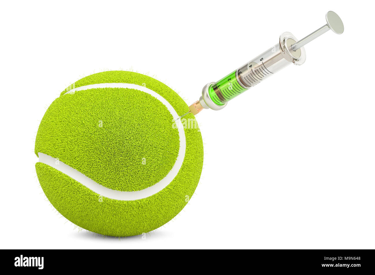 Doping cases in tennis concept, 3d rendering Stock Photo - Alamy