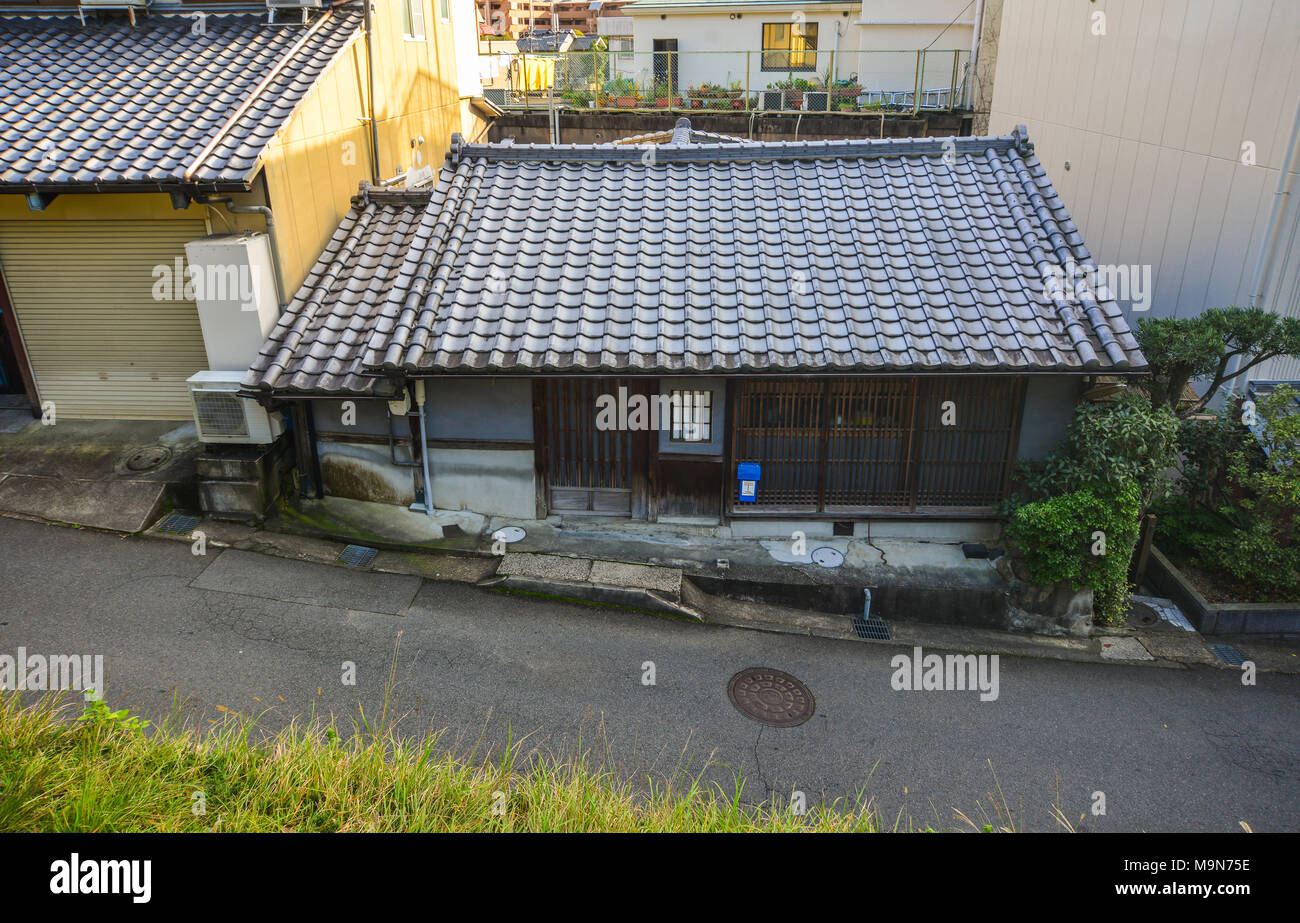 Nara, Japan - Nov 25, 2016. Old houses in Nara, Japan. Nara is Japan ...