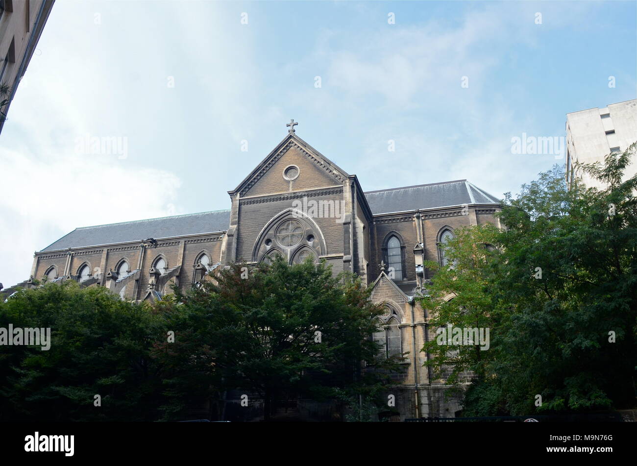 Saint-Bernard desacralized church, Croix-Rousse, Lyon, France Stock ...