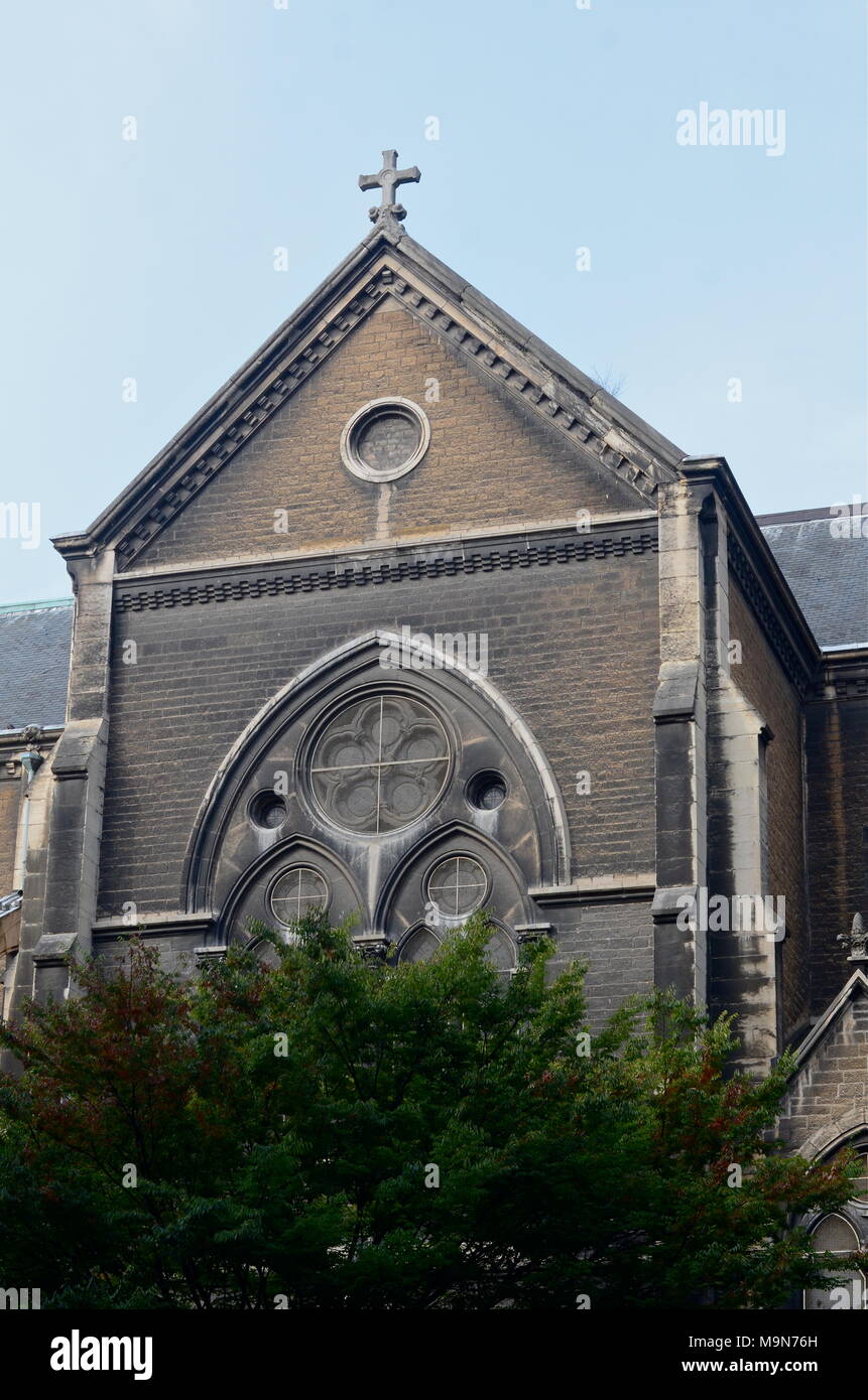 Saint-Bernard desacralized church, Croix-Rousse, Lyon, France Stock ...