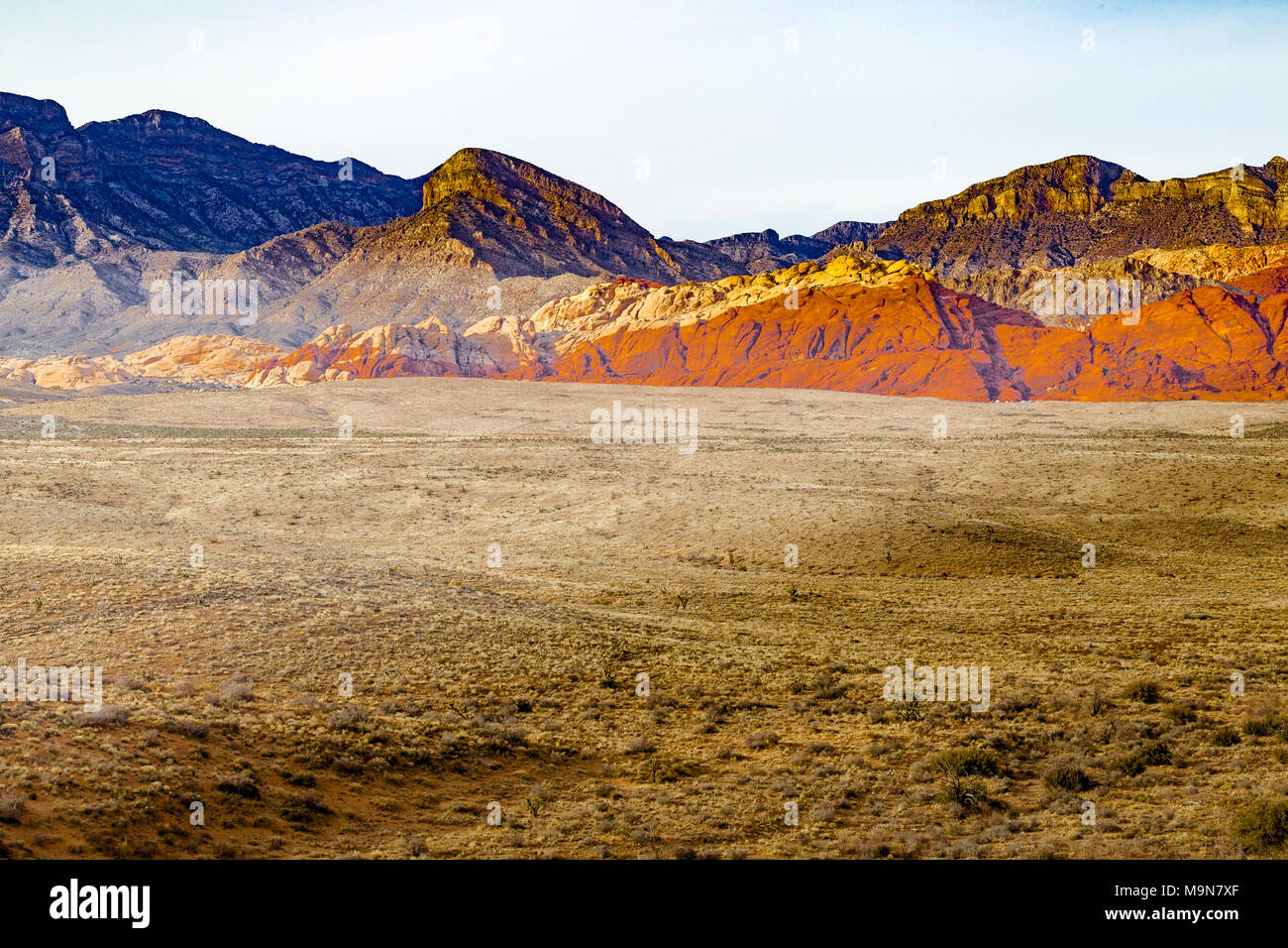 Red Rock Canyon in the Mojave desert, Navada, U.S.A Stock Photo - Alamy